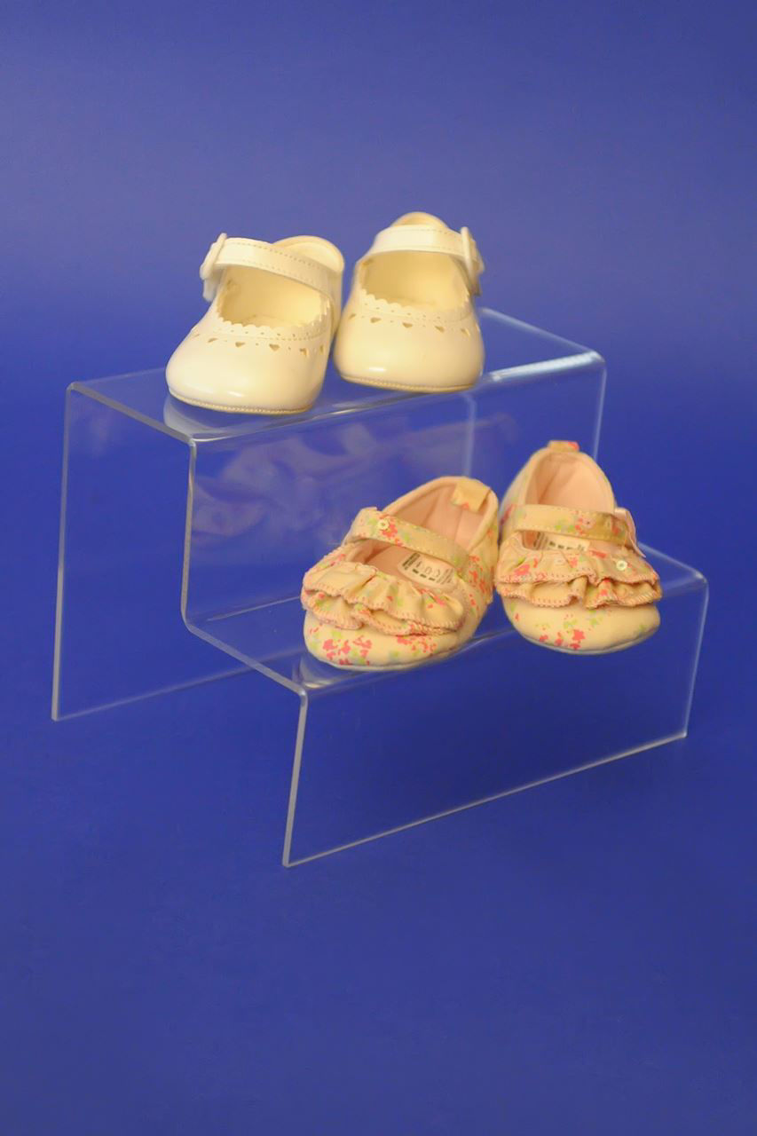 2 Step Freestanding Small (65mm) | Plasticraft Displays