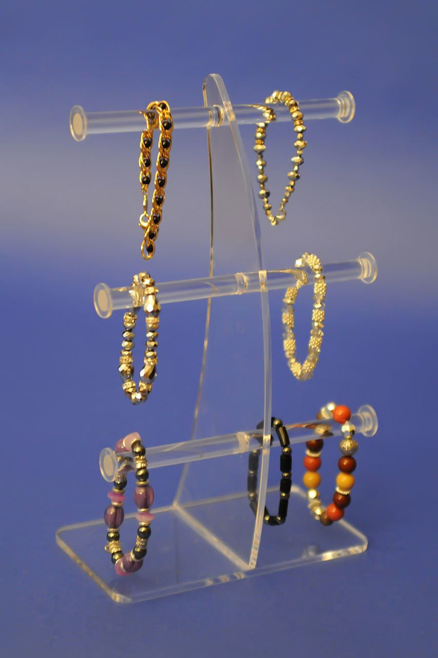 3 Tier Bangle Display | Plasticraft Displays