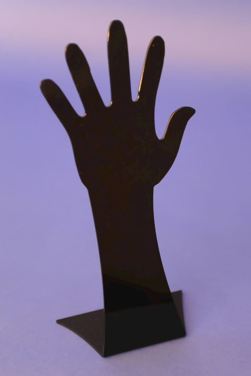 Black Display Hand Large | Plasticraft Displays