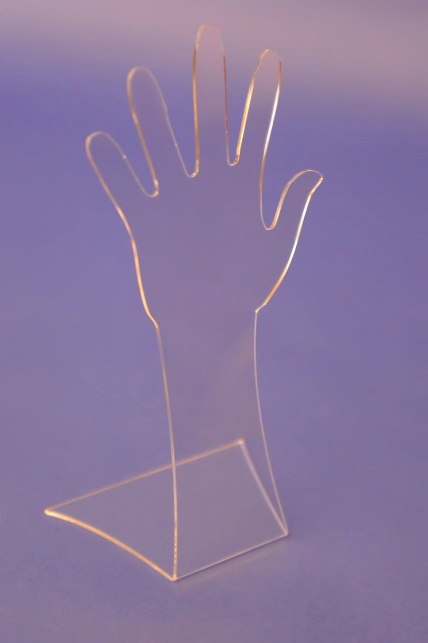 Clear Display Hand Large | Plasticraft Displays