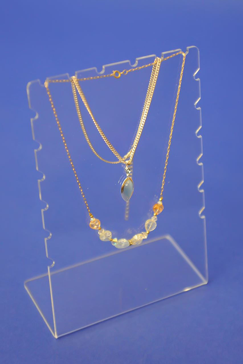 Multi Chain Display Stand Clear | Plasticraft Displays
