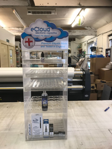 Bespoke Vaping Display Case | Plasticraft Displays