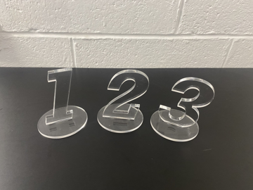 Products tagged with 'table numbers' | Plasticraft Displays